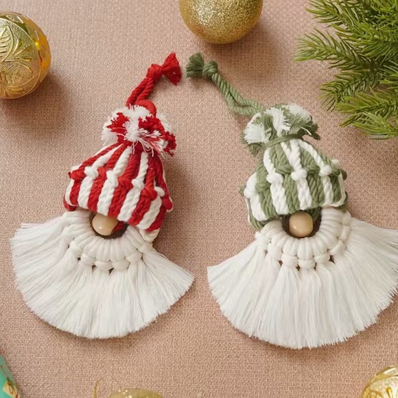 Holiday | Macrame Christmas Gnomes Diy Set | Poshmark